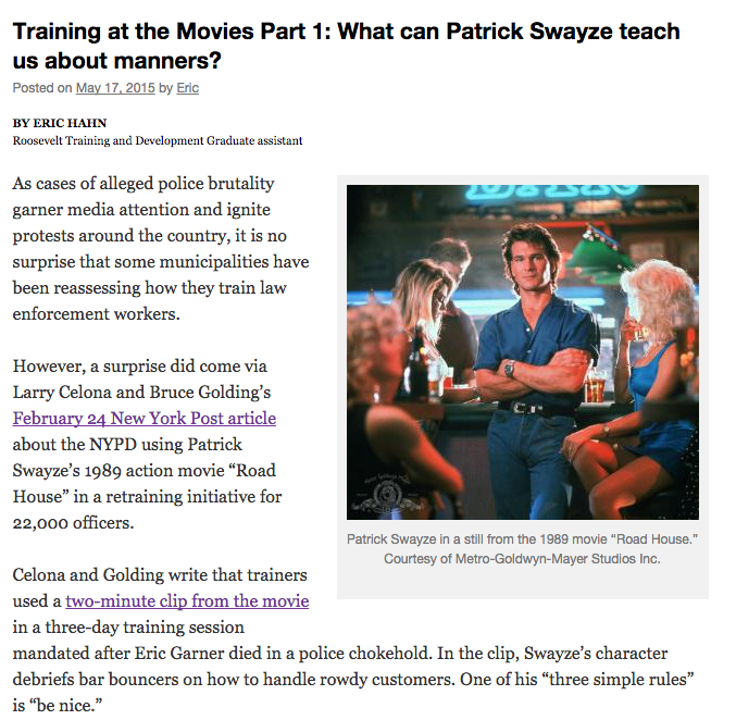 Training Blog – ERIC HAHN